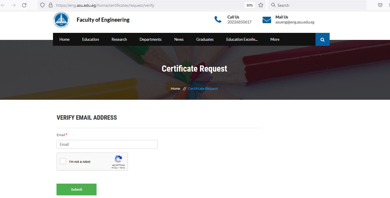 Faculty of Engineering - Ain Shams University, Home